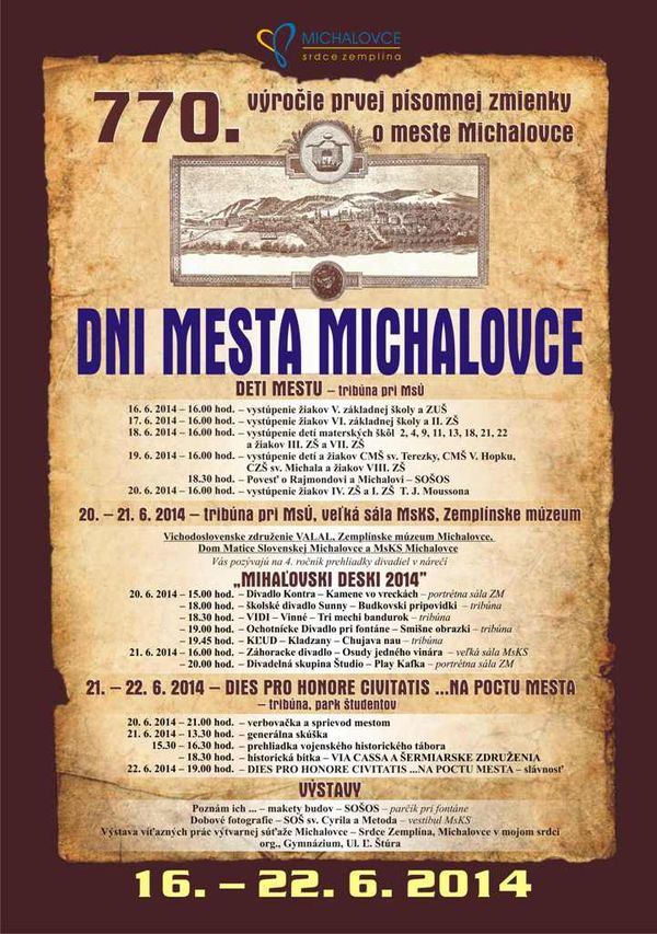 Dni mesta Michalovce - Slovakia.travel